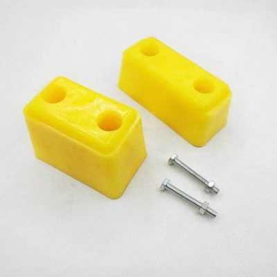 适配货车防撞胶块 牛筋车厢尾部倒车防撞胶镦 车箱后尾门缓冲胶垫