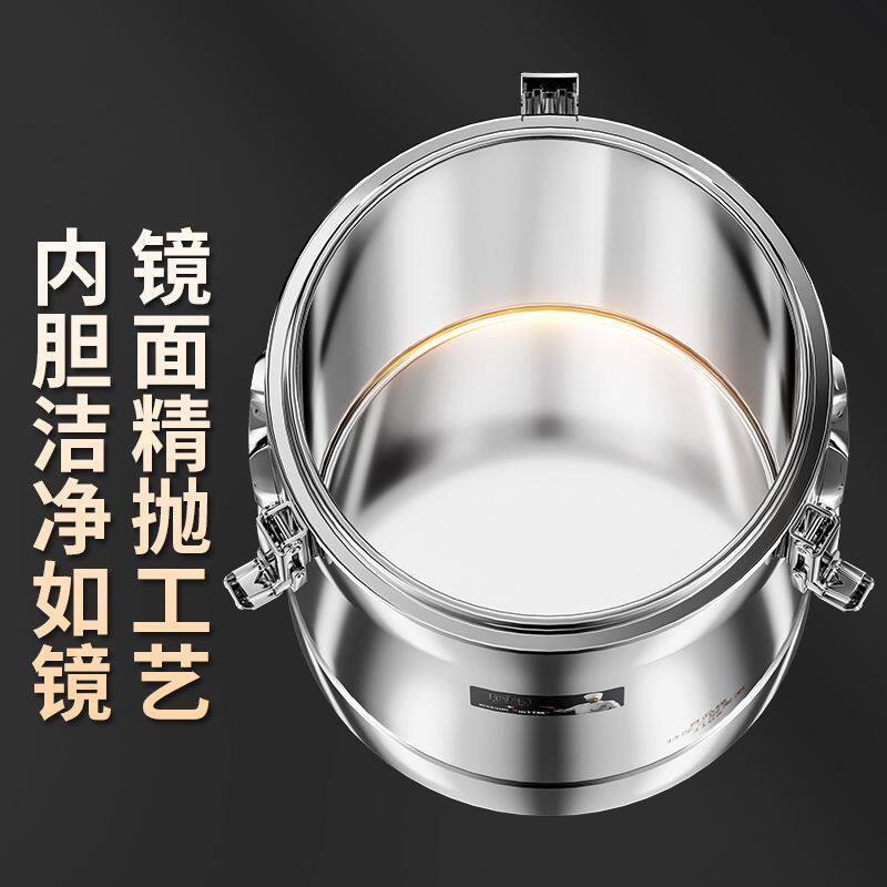 钢米莲梅316保温桶特厚商用大容量食堂304饭桶豆浆奶茶桶摆摊汤桶
