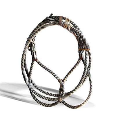 手工编插钢丝绳吊具索具重扣插编钢丝绳塔吊吊车专用钢丝绳