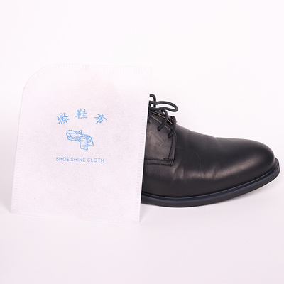 宾馆酒店一次性擦鞋纸客房洗漱用品无纺丝擦鞋袋擦鞋布定制