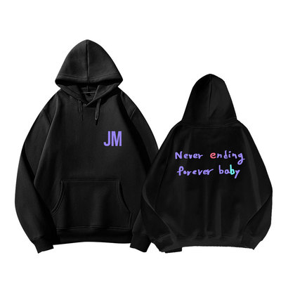 防弹少年jimin专辑演唱会应援连帽衫 设计感时尚外套卫衣秋冬上衣