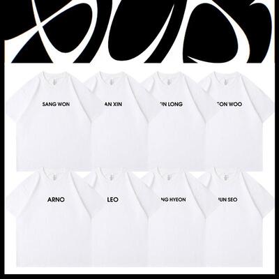 ALD1AlphaDriveOne周边短袖T恤230g宽松纯棉名字印花男女装