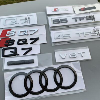 奥迪Q745TFSI/55TFSI尾标贴