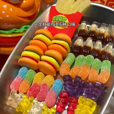 德国Trolli软糖橡皮糖果味零食