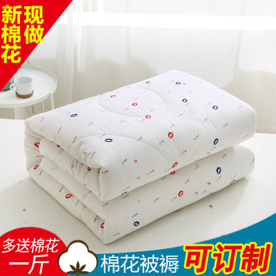 纯棉花被子新棉花棉被被芯全棉加厚春秋被加厚冬被学生宿舍被子芯