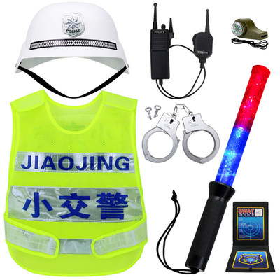 儿童小交警交通指挥警察