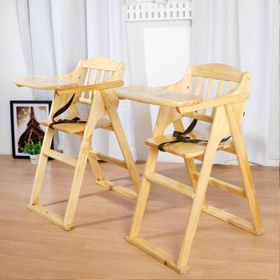 精品宝宝餐椅实木儿童吃饭餐桌椅子家用餐厅饭店专用BB凳高脚