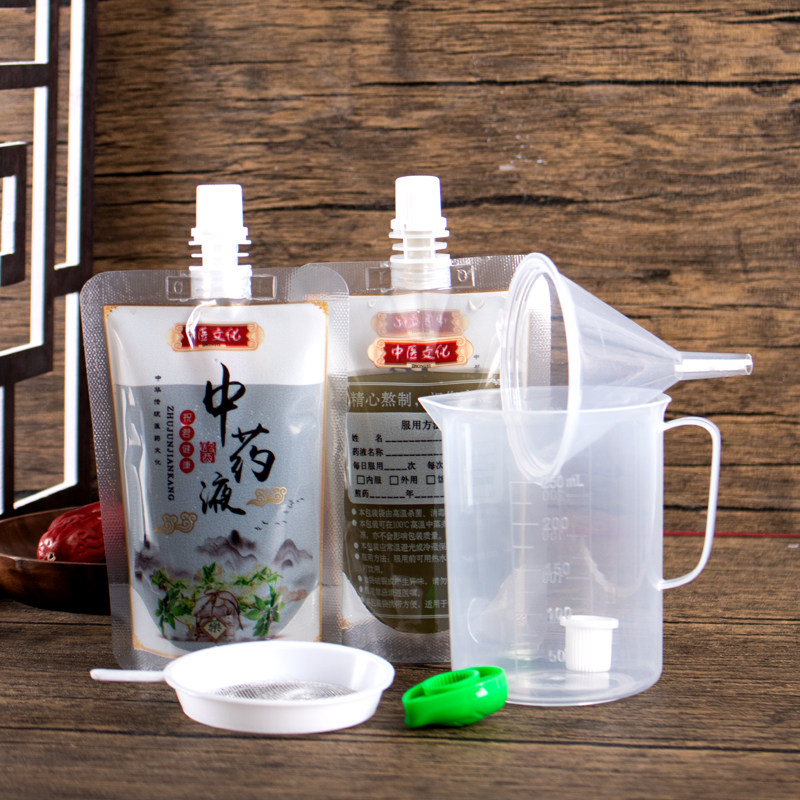 中药袋子包装袋煎药液体分装袋酸梅汤豆浆吸嘴袋加热中药汤密封袋