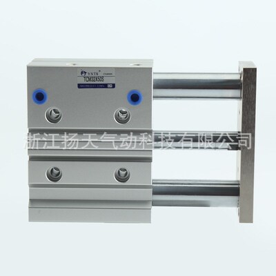 TCM系列 三轴三杆带导杆 加厚缸体导杆TCM32X50S/60s/70s三轴气缸