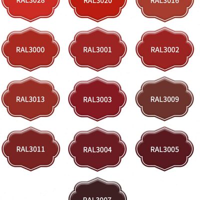 劳尔3028纯红色3020交通红分拣机设备标识警示凡翻新设备修复喷漆