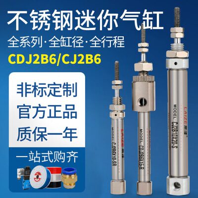 2RJJ/RC6/形气缸/30B202561510笔不锈钢5/SBCD-BXP2/小型迷你莱泽