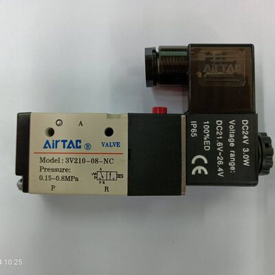 0-亚德客电磁阀3813进8V-N20向单一250-0V21一-V气动C出阀60