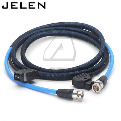 DTAP B口公对母电源线延长线加耐美SDI视频线二合一