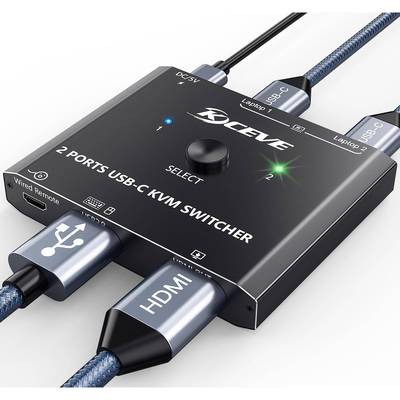 Type-C切换器2进1出 1进2出 高清双向分线切换器4K@120Hz 8K@30Hz