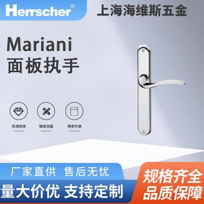 意大利进口Mariani铜面板执手ON-AAS环保酒店住宅入户室内门把手