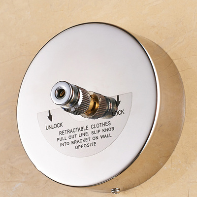 不锈钢钢丝绳酒店室内免打孔可伸缩隐形晾衣绳户外晾衣挂架晾衣绳