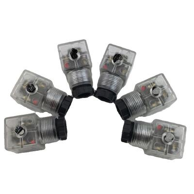 电磁阀插头10A 380V 250V AC DC 12V 24V 220V 110V 0-48V 液压