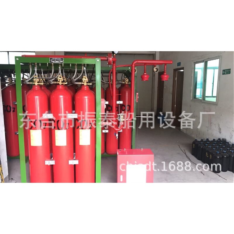集装箱CO2二氧化碳自动灭火系统/气体灭火系统提供CCS船检其他救