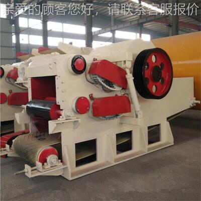 全自动料毛竹树干园切片机林FDG用木材边角打片机木材加工鼓式削