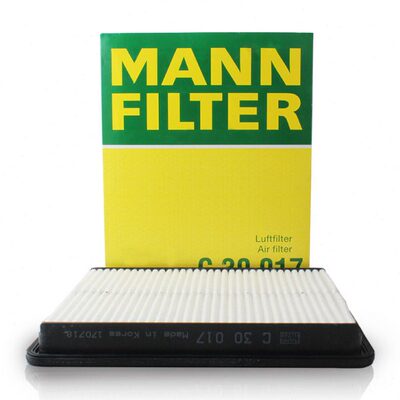 曼牌滤清器C30017空气滤芯适用现代胜达2.0T 2.4L索兰托