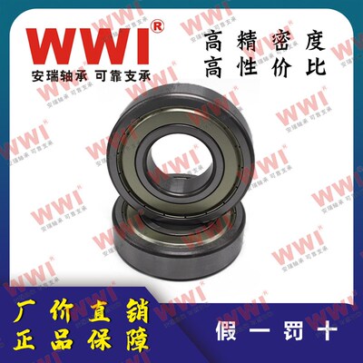 安瑞电机精密轴承 6300 6301 6302 6303 6304-ZZ 2RZ 高速静音