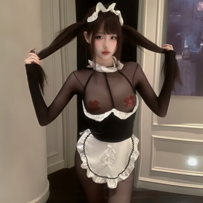 情qu内衣超涩围裙花边女仆制服