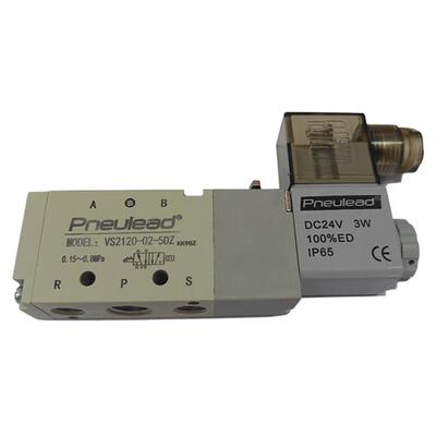 pneulead钮立得电磁阀VS2120-02-5DZ VS1120-01-5G气动电磁阀换向