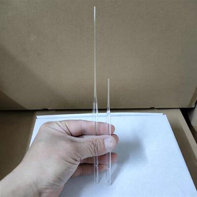 玻璃巴斯德吸管7*150mm7*230mm带棉花带海绵滤芯250支/盒7*145mm