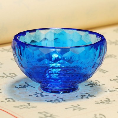 七彩水晶供水碗七宝净水供水杯批量发家居用品家用七个