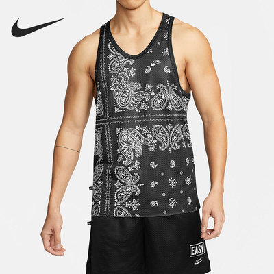 Nike/耐克官方正品DRI-FIT夏季新款男子无袖运动背心DH7372-010