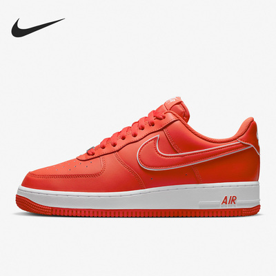 Nike/耐克官方正品Air Force1 LowCrimson男女低帮板鞋DV0788-600