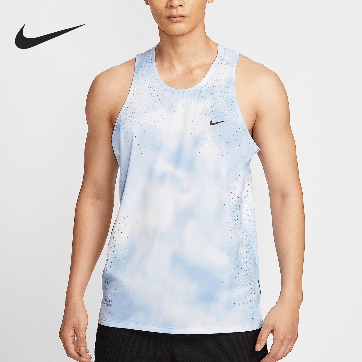 Nike/耐克官方正品Dri-FIT男士跑步训练无袖透气背心HJ4147-422