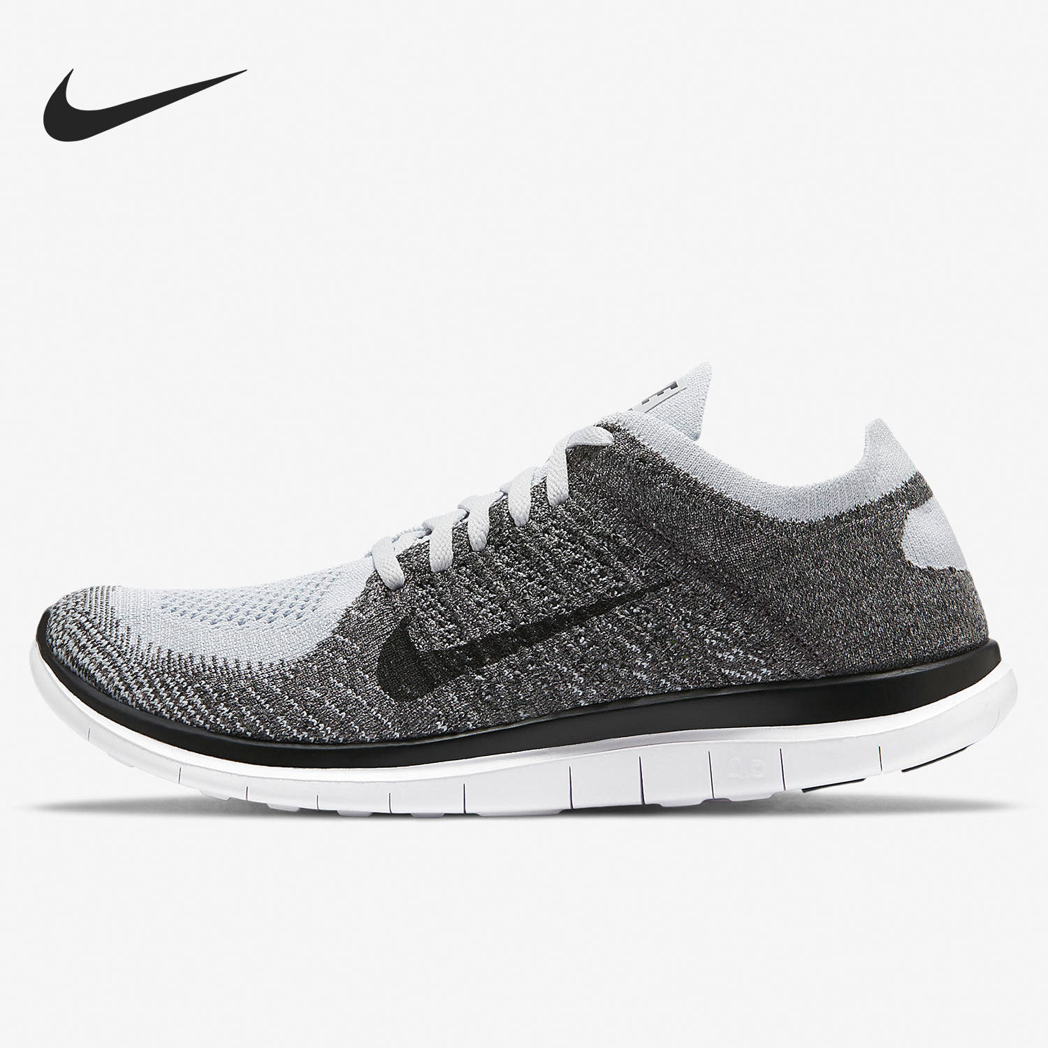Nike/耐克官方正品FREE 4.0 FLYKNIT男子缓震跑步鞋631053-010