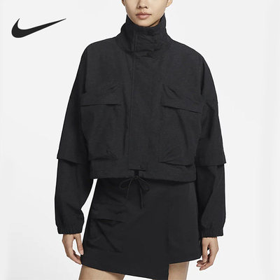 Nike/耐克官方正品夏季女子可拆卸袖两穿翻领运动外套DV8488-032