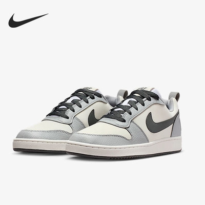 Nike/耐克官方正品CourtBorough新款白灰色复古板鞋II1199-101