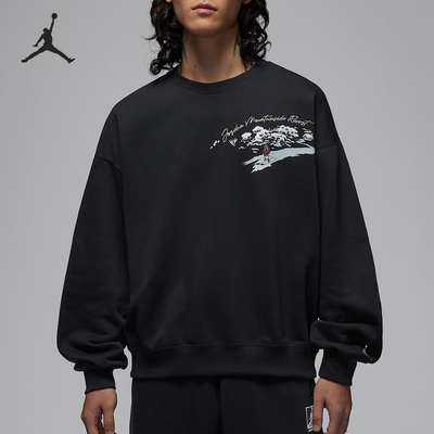 Nike/耐克官方正品JORDAN男士圆领套头宽松运动卫衣IM6318-010