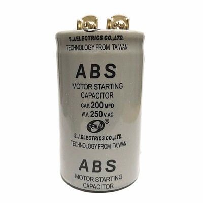 300MFD/400/600/800/1000/1200UF微法电机启动电容CB60 ABS 250V