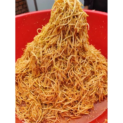 东北老式芥菜丝咸菜卜留克丝咸菜拌好口打开即吃