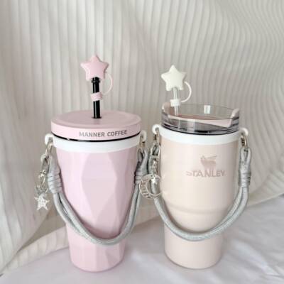 适配史丹利水杯Stanley保温杯Manner水杯手提绳杯套水杯装饰挂绳