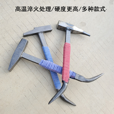铝模锤钳工锤鸭嘴锤扁手柄防滑吸汗400铁锤子铝木工具吕模专用木