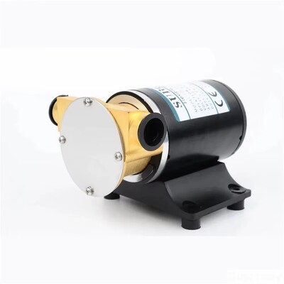 DC12V24V25L/min电动自吸冲洗泵甲板清洗发动机冷却柔性叶轮