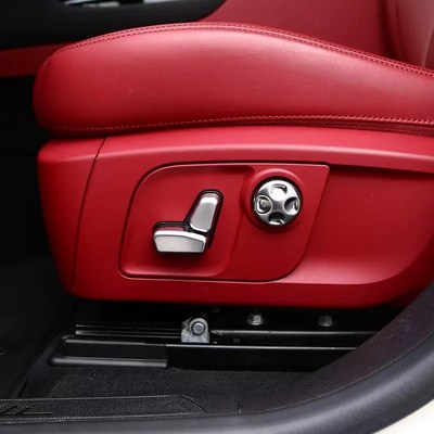 玛莎拉蒂座椅按键亮片莱万特座椅调节碳纤维按钮框吉博力总裁改装