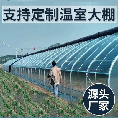 IO温室大棚骨架钢管养殖棚种植棚全牛棚羊圈猪舍蔬菜棚椭圆