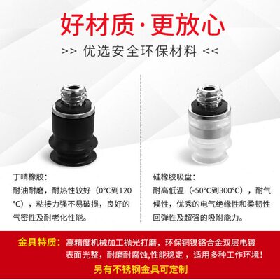 J-WEY72-d4/D6/D8/D10/D15真空吸盘J-WEY71-d4/D6/D8/D10/D15/D20