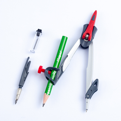 法国Maped马培德金属圆规可夹笔学生用小学生初中生专业机械替换