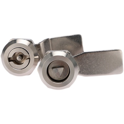 MS705转舌锁三角锁一字锁机箱配电箱垃圾桶电柜门机柜304不锈钢锁