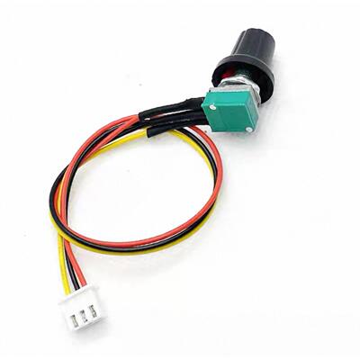 3脚 RV097电位器 RK097 功放音响调速调光旋钮开关 带端子线20CM