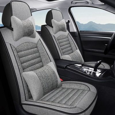 奇瑞瑞虎3xplus全包汽车坐垫套车座垫套四季通用卡通麻座套座椅套