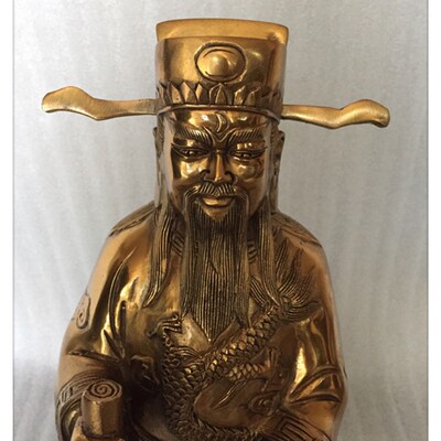 飞龙纯铜包青天包拯包公铜像像铜像家居工艺品摆件