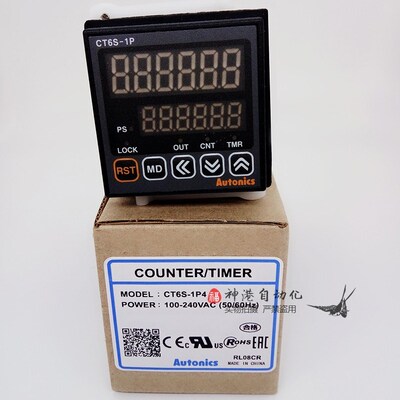 Autonics奥托尼克斯CT6S-1P CT6S-1P2 CT6S-1P4计数器计时控制器
